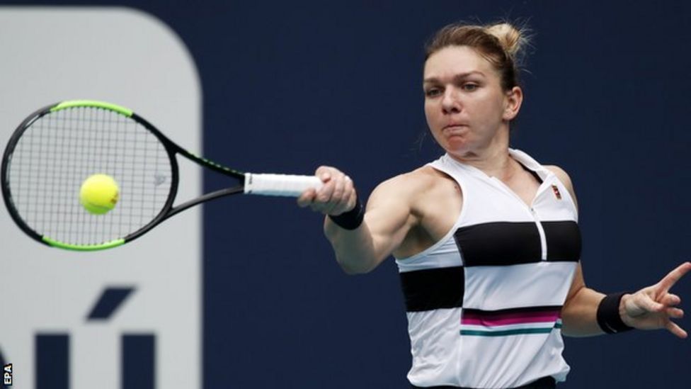 Miami Open: Simona Halep and Petra Kvitova reach quarter-finals - BBC Sport