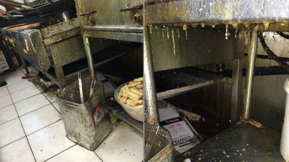 Owner of grease-covered Gateshead takeaway fined - BBC News