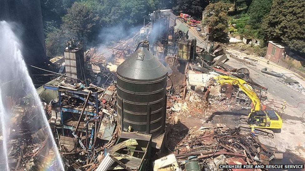 Bosley mill explosion: Blast recovery 'may take long time' - BBC News
