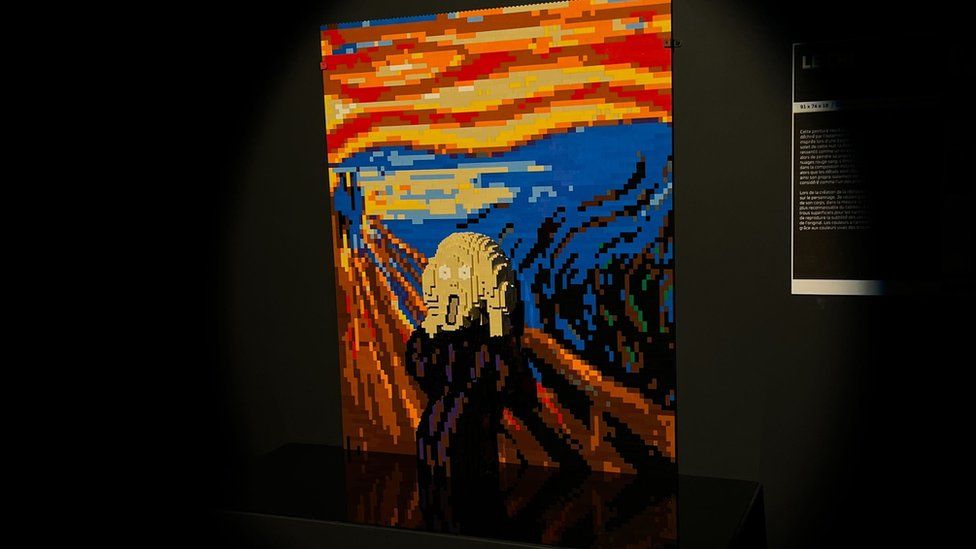 Bricking it: Immersive Lego artworks comes to London - BBC News