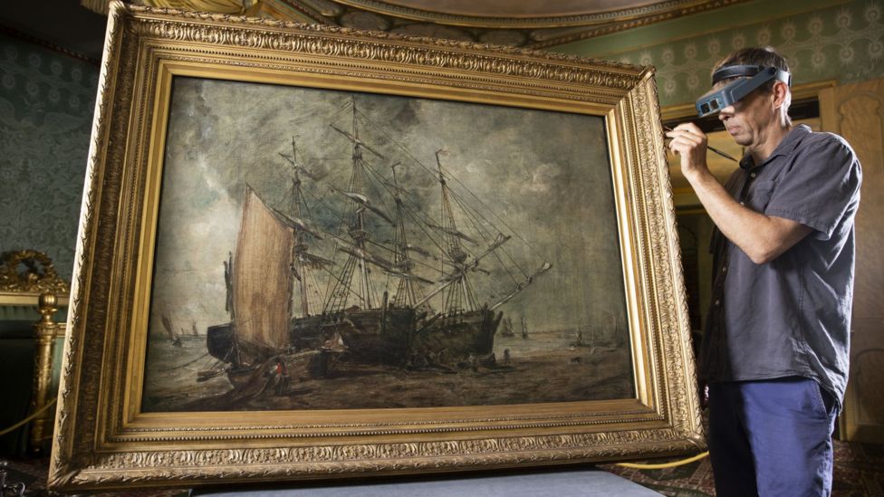 Constable painting lost for 40 years found in Guernsey - BBC News