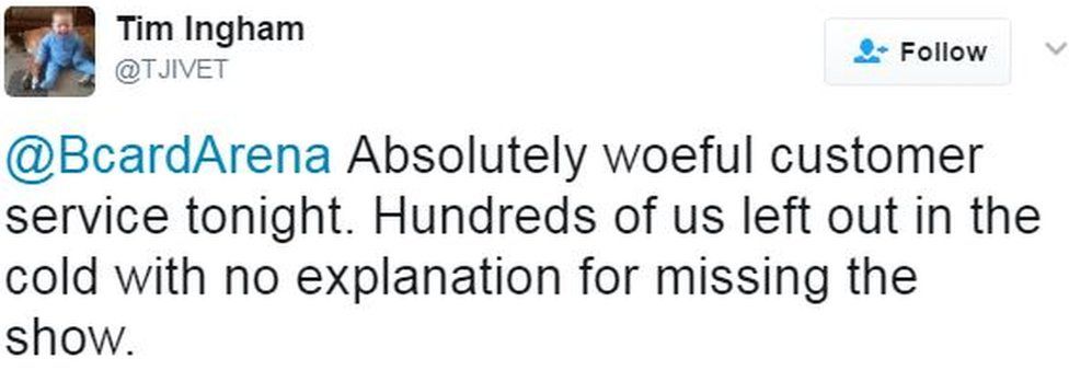 Bruno Mars fans' anger at missing Barclaycard Arena gig - BBC News