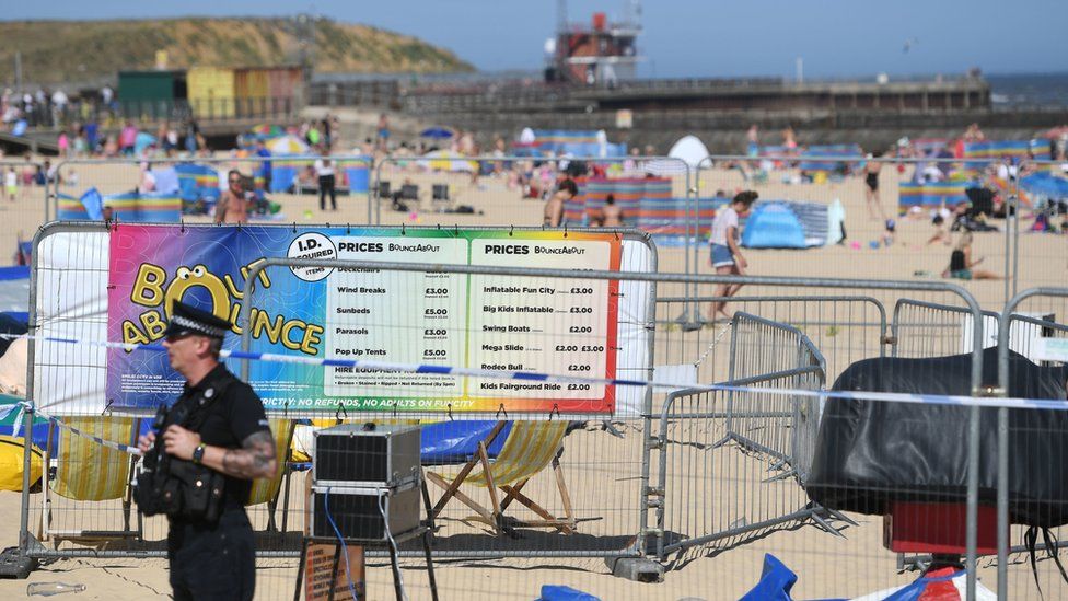 Norfolk beach death prompts call for bouncy castle ban - BBC News