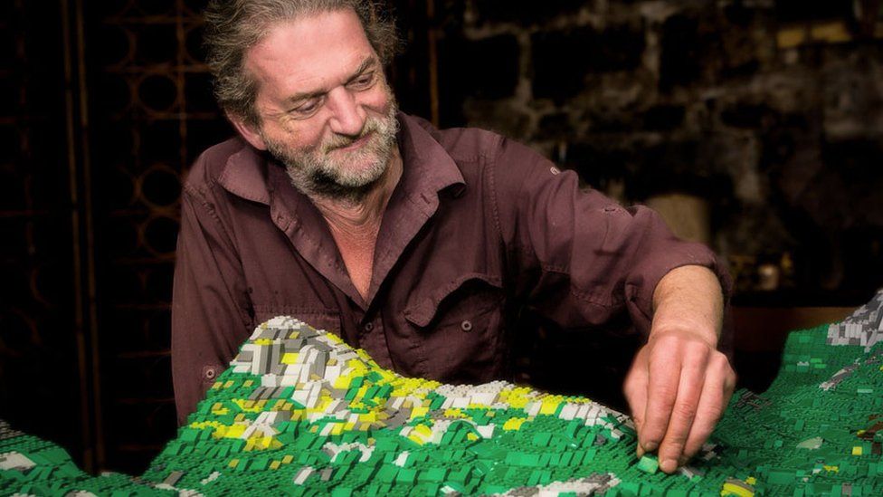 Hundreds visit Lego Lake District exhibition in Belper - BBC News