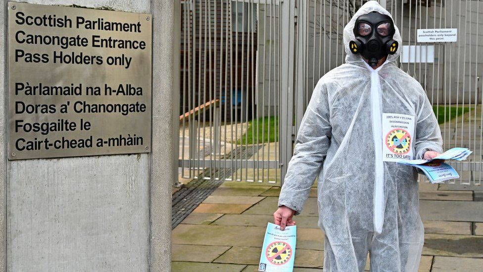 Is the Scottish Parliament really banning protests? - BBC News