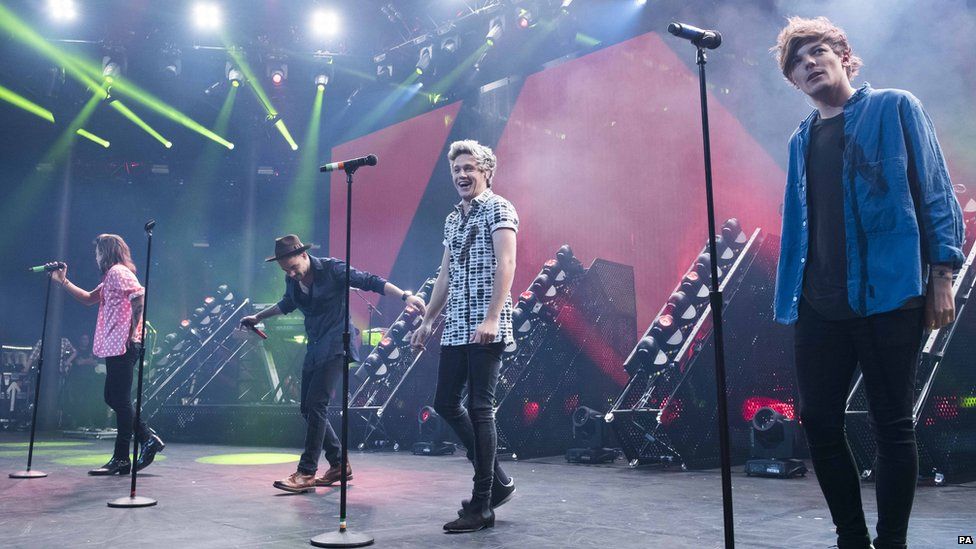 Everything that happened at One Direction's intimate London gig - BBC News