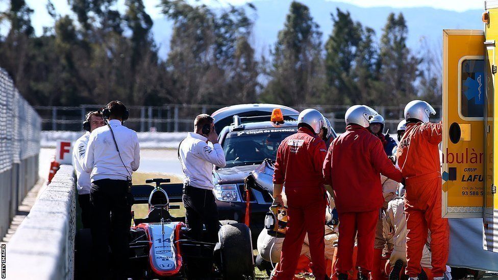 Formula 1 testing: When testing gets... testing - BBC Sport