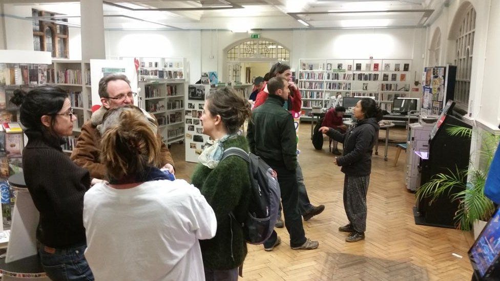 Lambeth library occupation 'turning into a siege' - BBC News