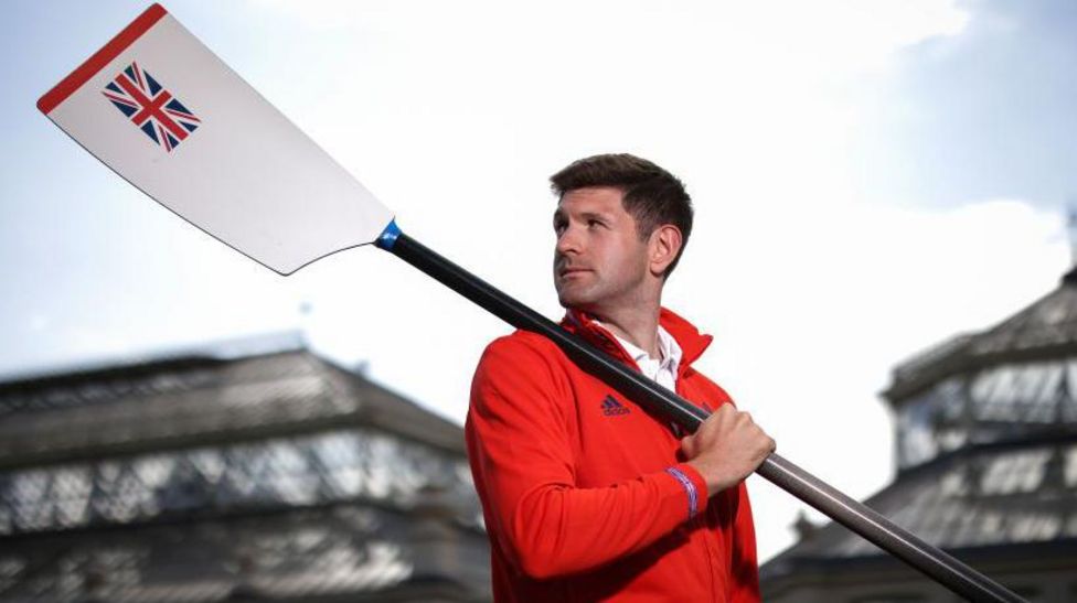 Olympic Games 2024: Tom Barras in 'phenomenally powerful' boat - BBC Sport