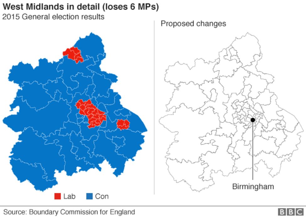 Boundary reform: How is your area affected? - BBC News