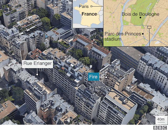 Paris fire: Ten dead and many injured at apartment block - BBC News