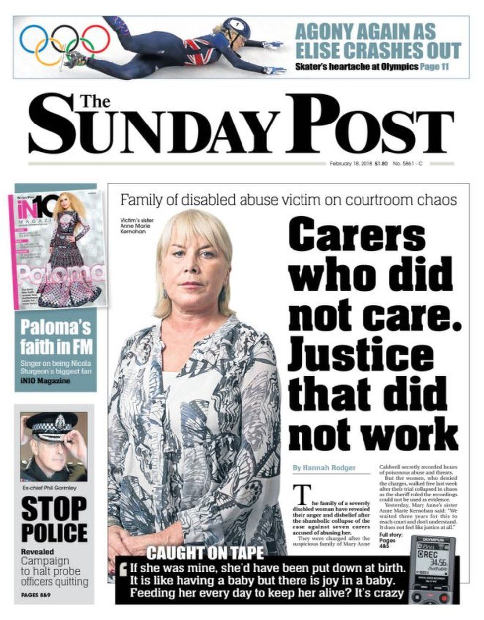 Scotland's papers: Scottish charity sex assault claim - BBC News