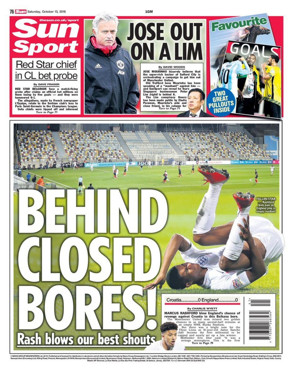 Saturday's back pages - BBC Sport