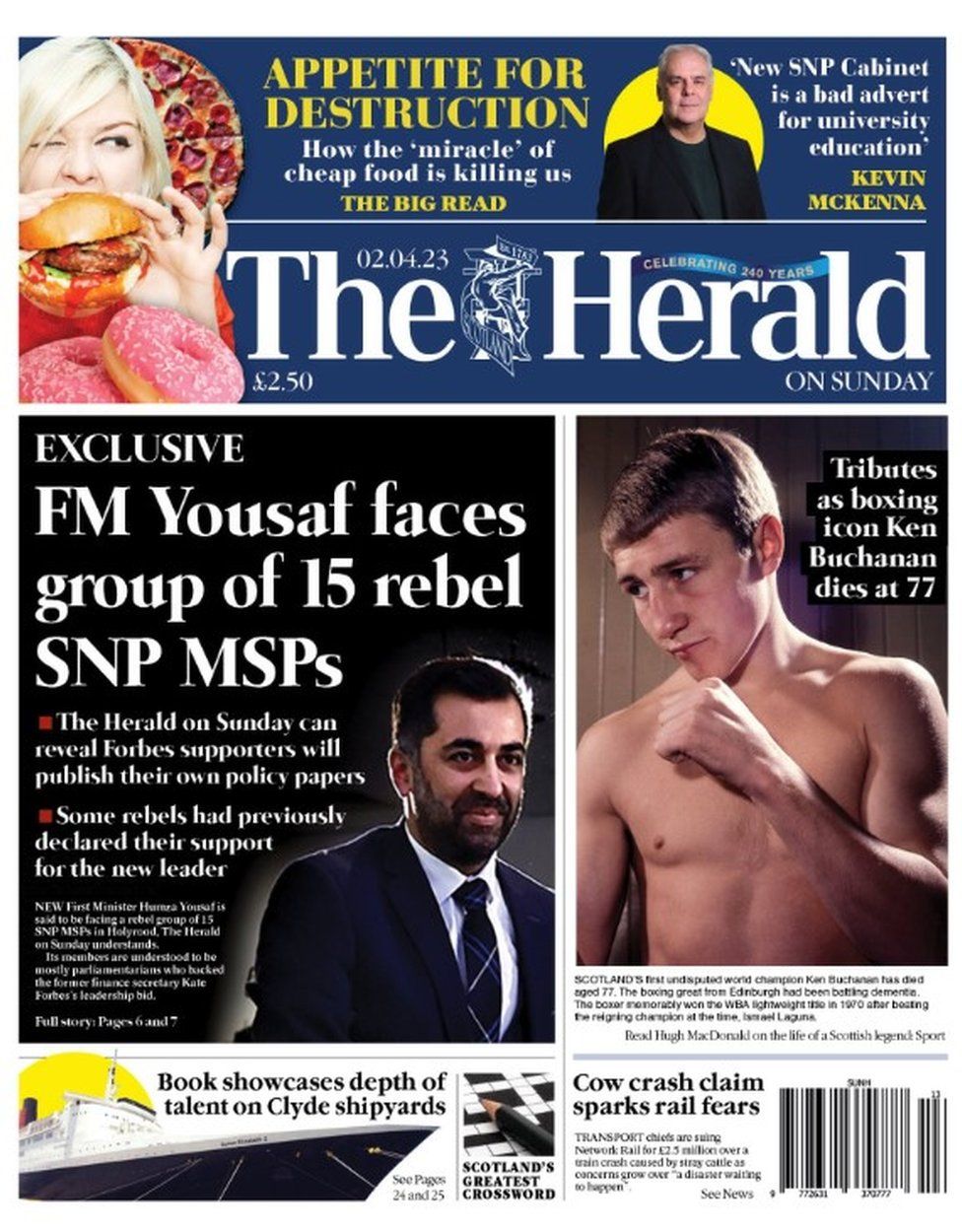 Scotland's Papers: Tory tactical voting plan and Buchanan tributes ...