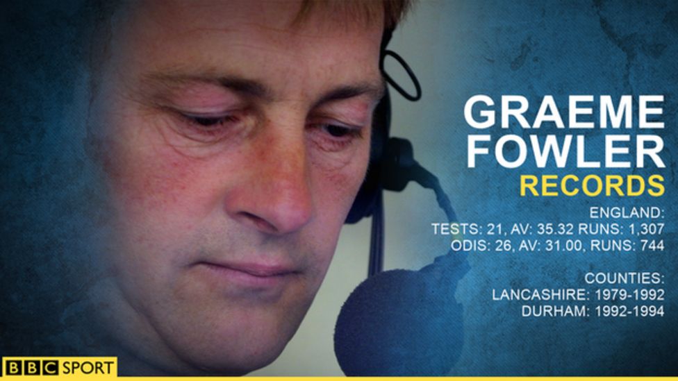 Graeme Fowler: Cricket is 'way ahead' of other sports in mental illness ...