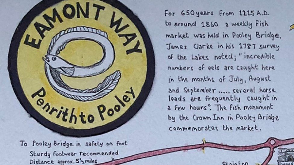 Eamont Way: New footpath linking Penrith and Pooley Bridge opens - BBC News