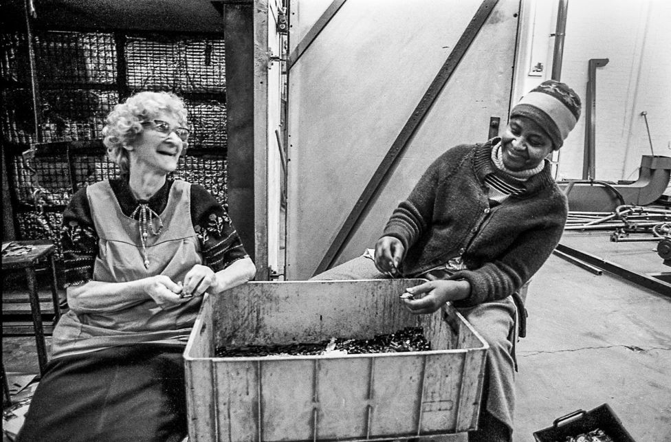 Work, protest and play on the streets of Hackney - BBC News