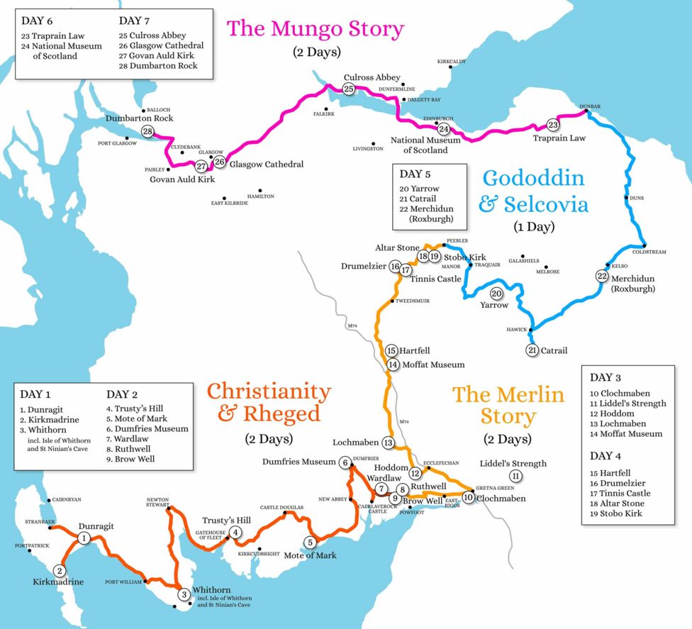 Merlin trail aims to conjure up visitors - BBC News
