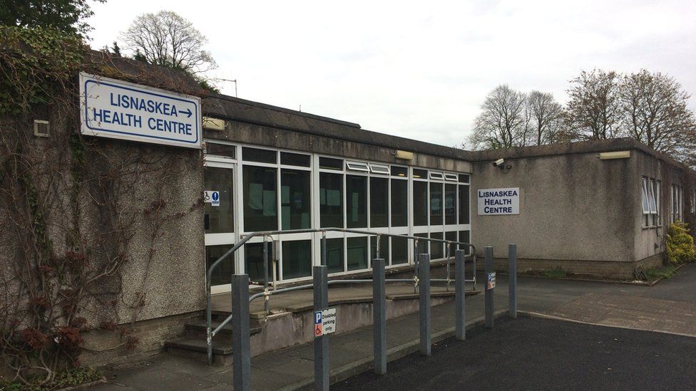 Protest against closure of Roslea GP surgery - BBC News