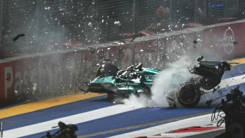 Singapore Grand Prix: Carlos Sainz on pole position as angry Max ...
