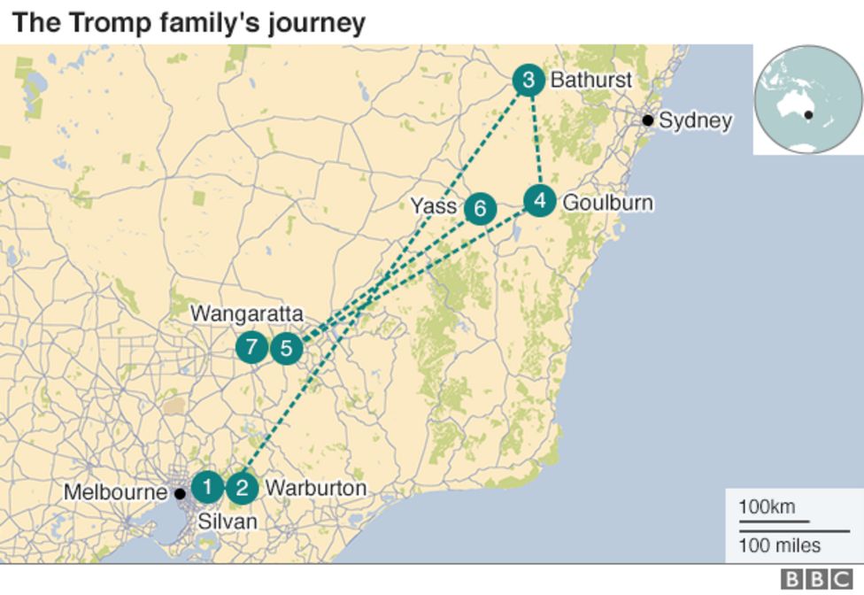 Tromp family: The mystery of a tech-free road trip gone wrong - BBC News