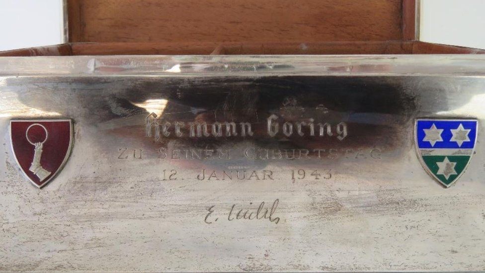 Nazi Hermann Goering's cigar box sells for £3,200 - BBC News