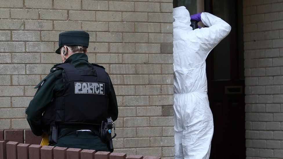 Craigavon attack: Woman shocked after pipe bomb explodes - BBC News