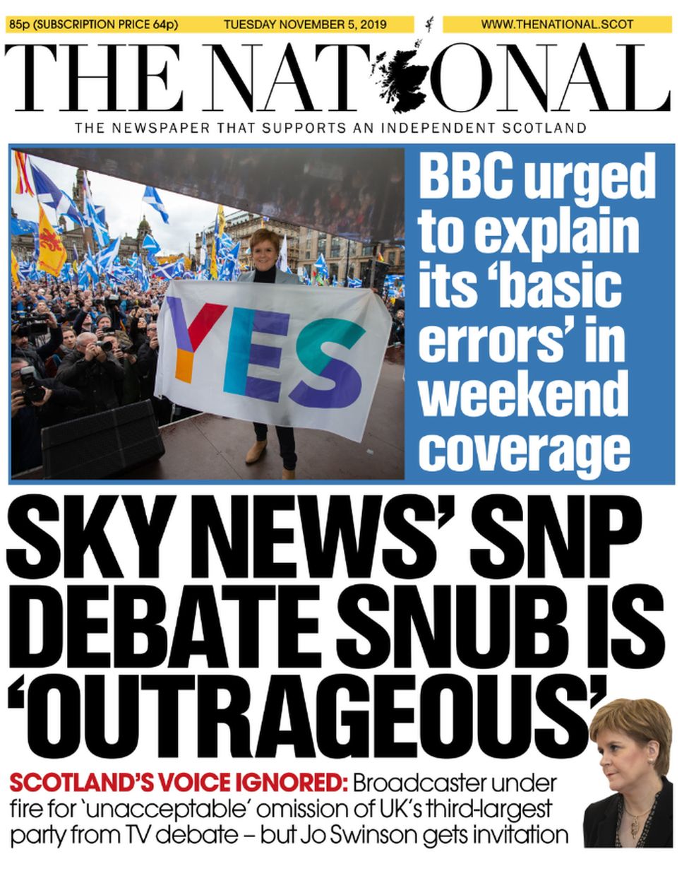 Scotland's papers: Home smear tests and pilot 'sullied' - BBC News