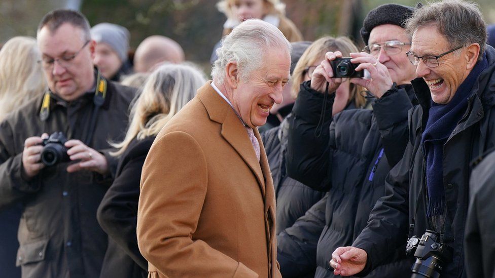 King Charles III meets well-wishers at Castle Rising in Norfolk - BBC News