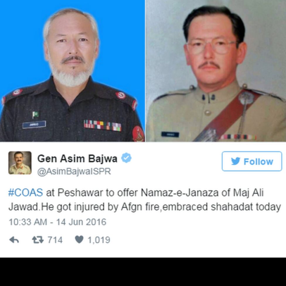 Pakistan officer dies after Afghan border clash - BBC News