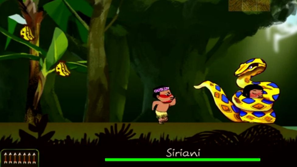 Indigenous people in Brazil help create computer game - BBC News