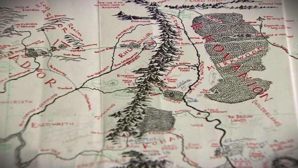Yorkshire Dales National Park gets Tolkien-style map - BBC News