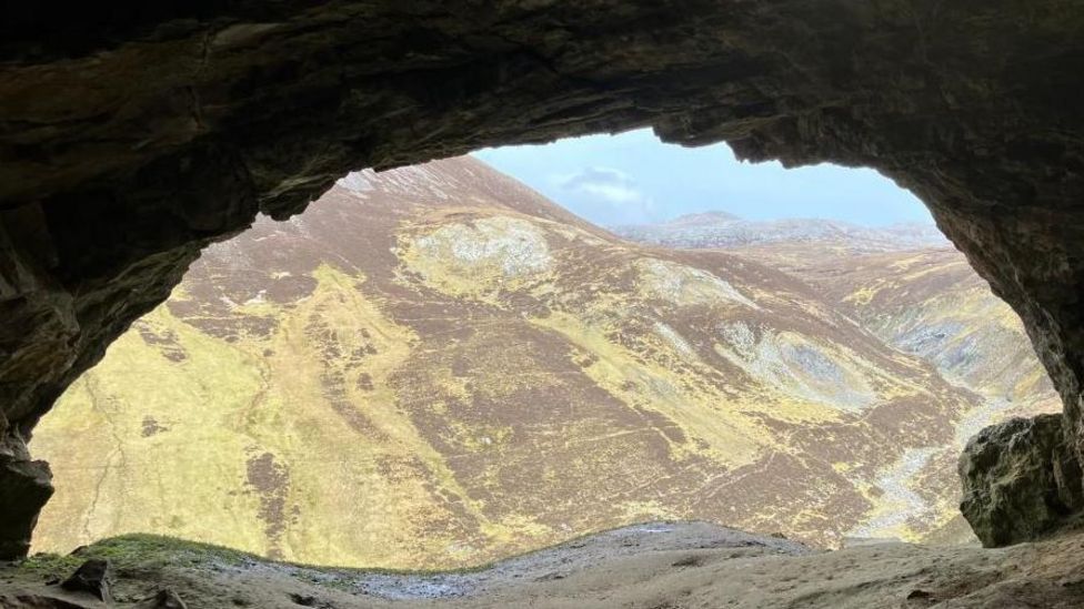 Taking a look inside Assynt's ancient Bone Caves - BBC News