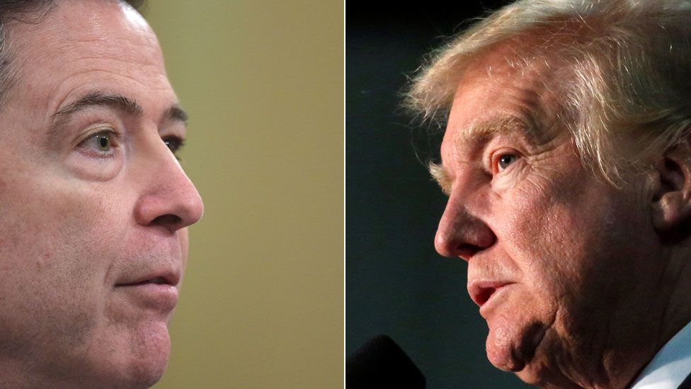 Trump asked FBI's Comey to drop Flynn inquiry - reports - BBC News