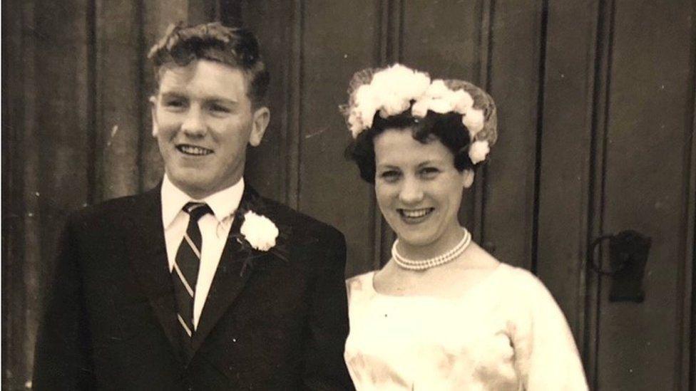 Covid: 'Never apart' Camelon couple reunited after hospital stays - BBC ...