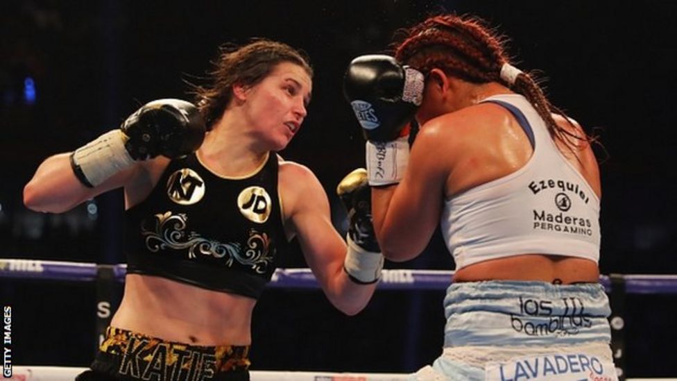 Katie Taylor wins first professional world title with points victory ...