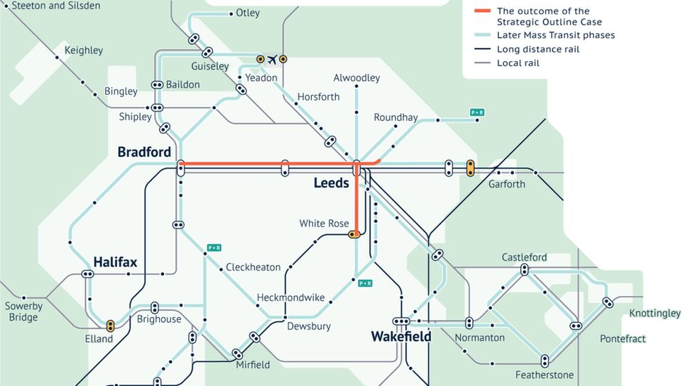 Plans for £2bn West Yorkshire tram system published - BBC News
