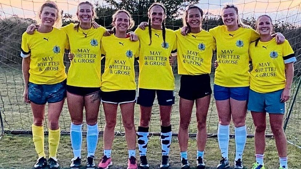 Cornwall firefighters step up for women's football tournament - BBC News