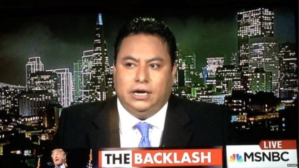 US Election: Trump backer's taco warning if Clinton wins - BBC News