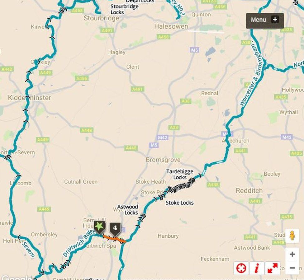 Worcester Birmingham Canal Maps Waterway Routes | My XXX Hot Girl