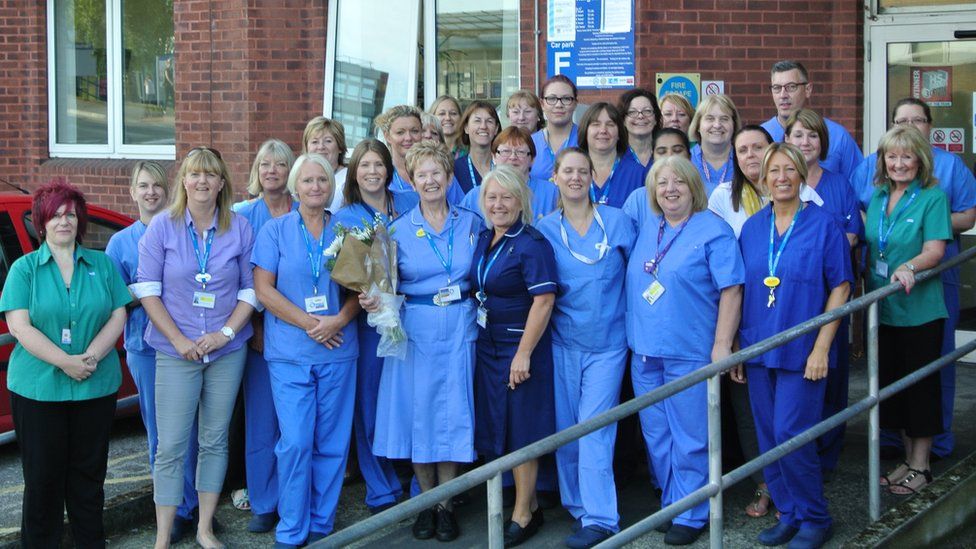 Still working nurse, 83: 'I love my job' - BBC News