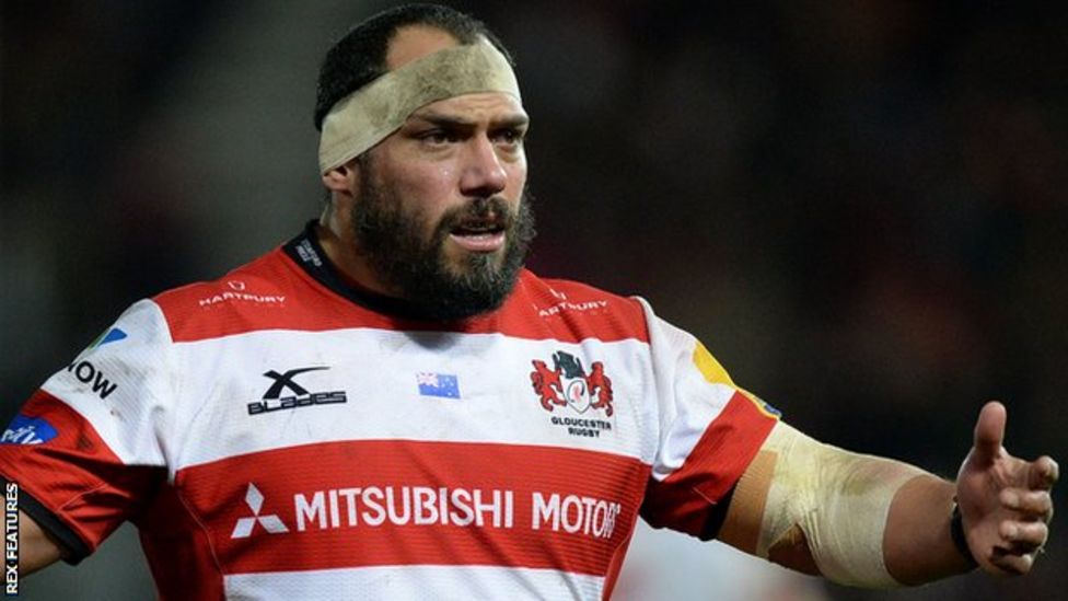 John Afoa: Gloucester prop charged with dangerous tackle by Rugby ...