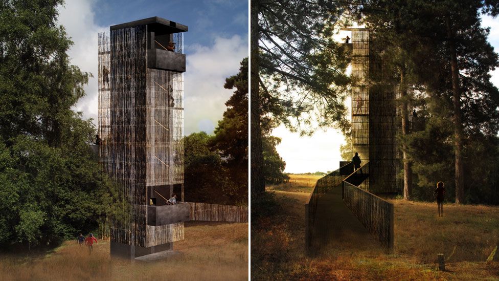 Sutton Hoo: Dig ahead of platform tower construction - BBC News