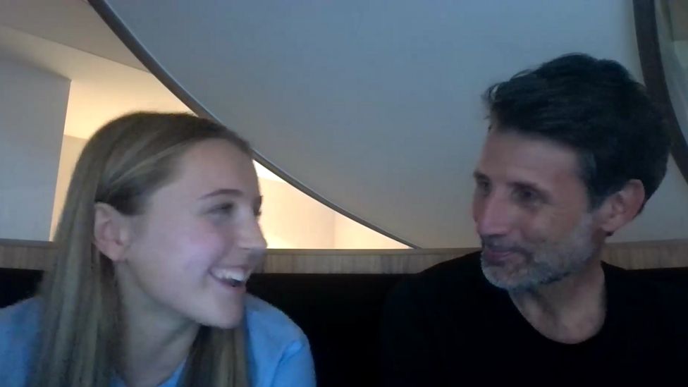 Colchester United boss Danny Cowley coaches daughter to success - BBC News