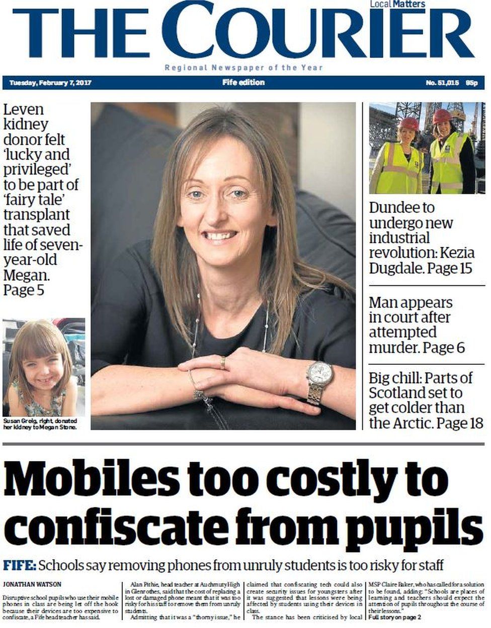 Scotland's papers: Paige killer attack and cemetery gun stash - BBC News