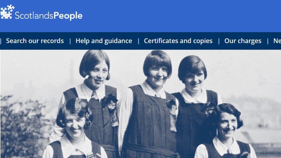 Adopted children's names were disclosed on Scotland's People website ...