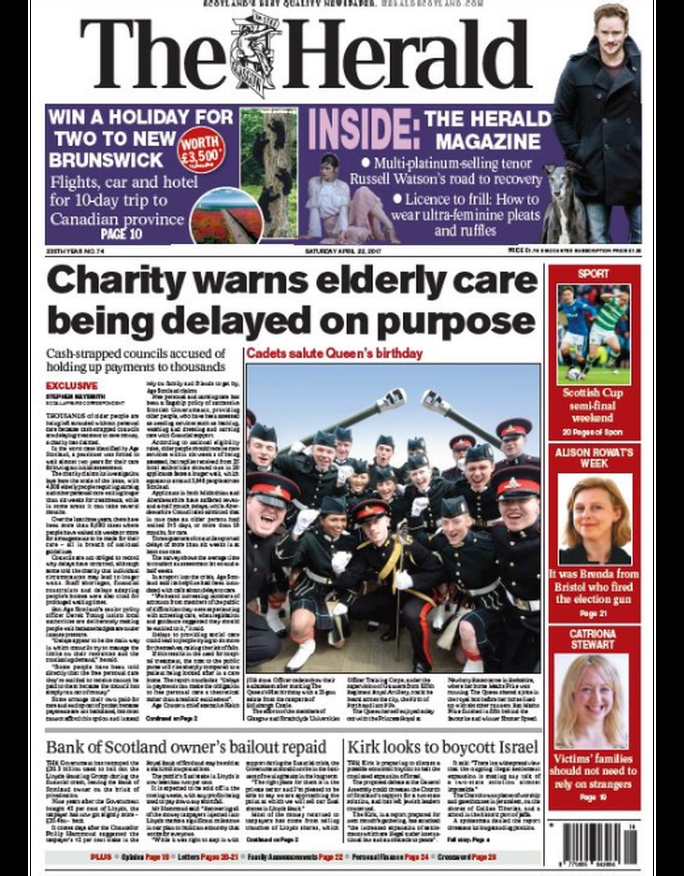 Scotland's papers: Craig Whyte trial and drug-drive testing - BBC News