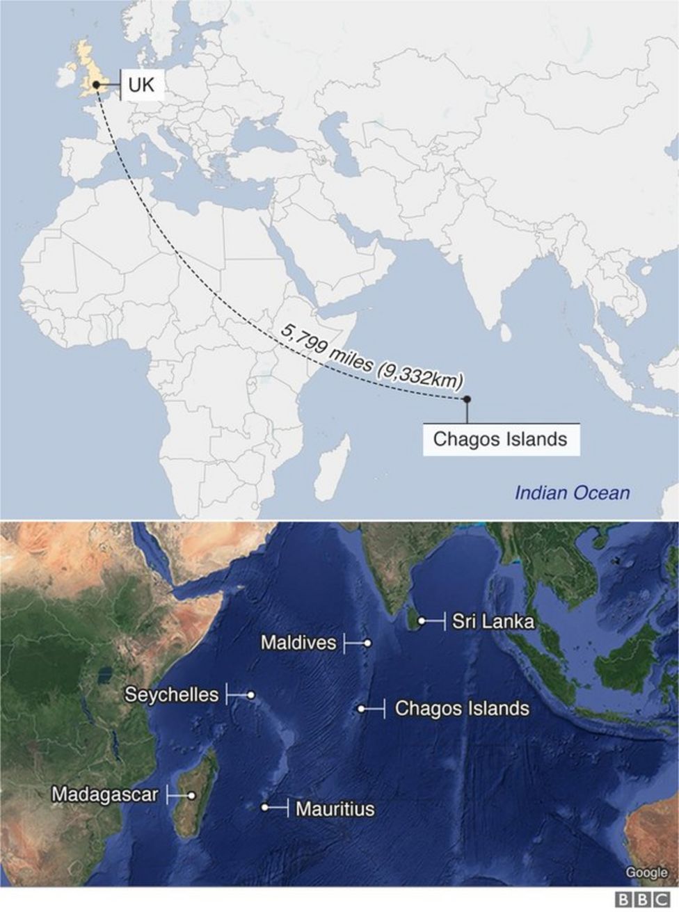 Chagos Islands: Mauritian flag raised on British-controlled islands ...