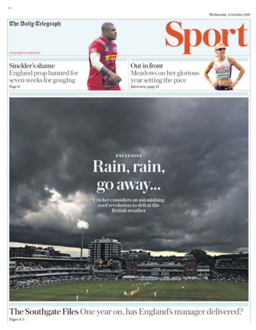 Newspaper back pages - BBC Sport