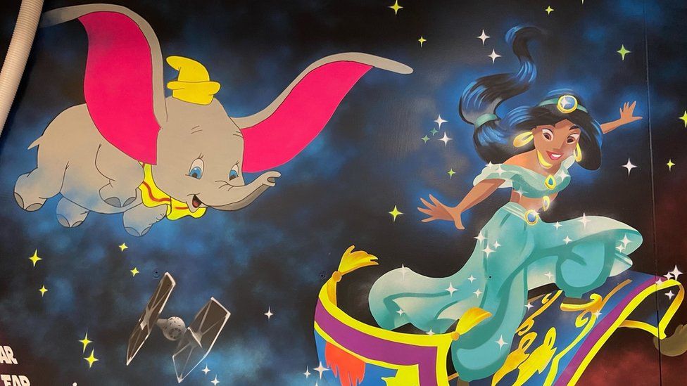 Disney characters used to revamp Birmingham Children's Hospital - BBC News